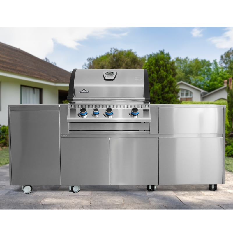 Lisa Liberty Outdoor Kitchen Stainless Steel — Cotswold Cooking Company